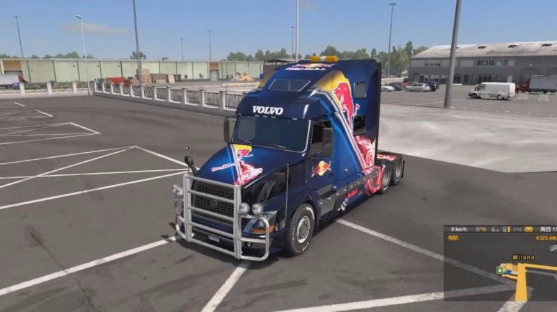 欧洲卡车模拟2MOD分享,1.30版长头沃尔沃780,这才叫过弯稳如狗