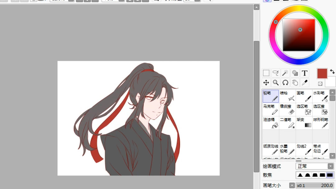 【绘画过程】还是我们喜欢的魏无羡!