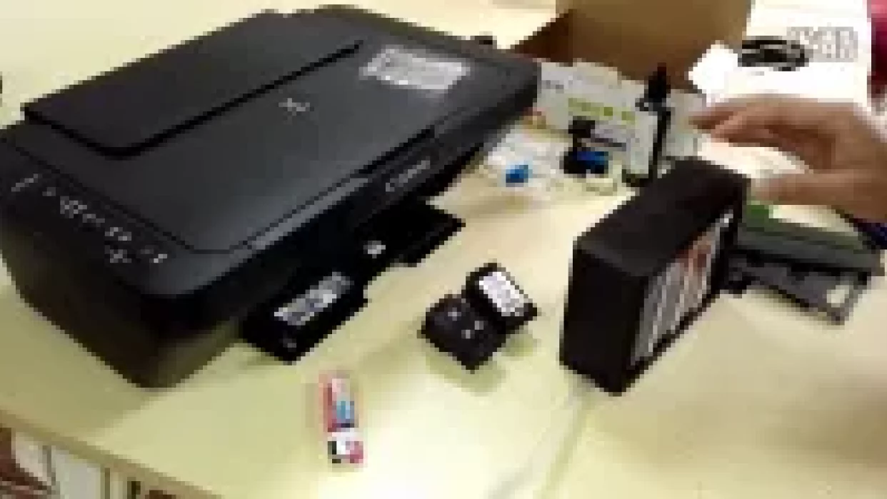 近墨者佳能MG2580S 2400 845 846墨盒改连供视频1