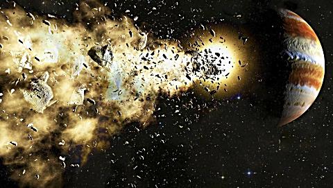 在24年前木星发生一件事, 彗木相撞, 约40万亿吨核爆