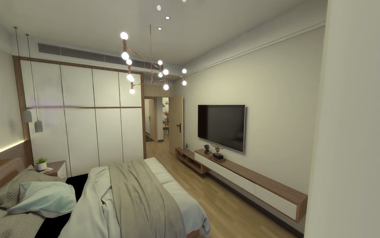 32秒室内漫游视频3Dmax动画大学学生期末作业 有源文件