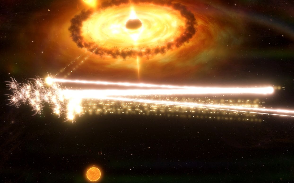 用30艘曲星者暴打虫灾(Stellaris)