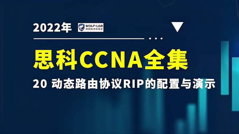 WOLF(初级课)20-动态路由协议RIP的配置与演示