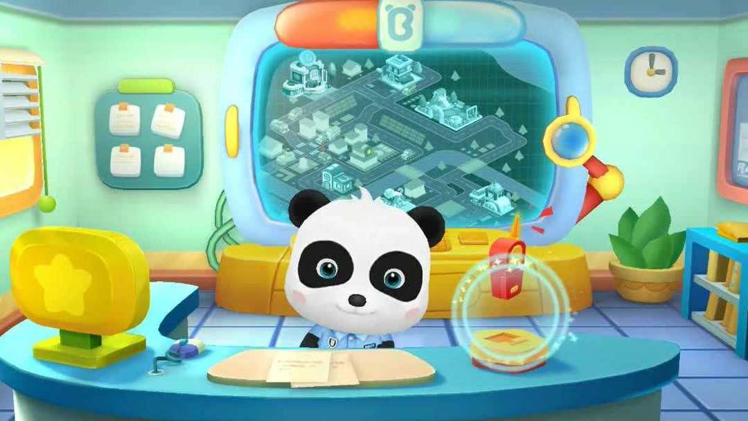 宝宝巴士 游戏动画 奇奇警官找到宠物了