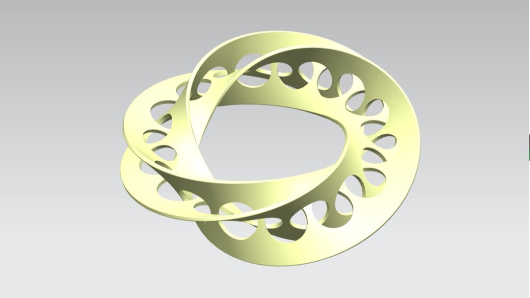 UG 经典案例 莫比乌斯环建模思路