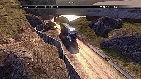 斯堪尼亚重卡模拟-危险山路驾驶(轻微磕碰)