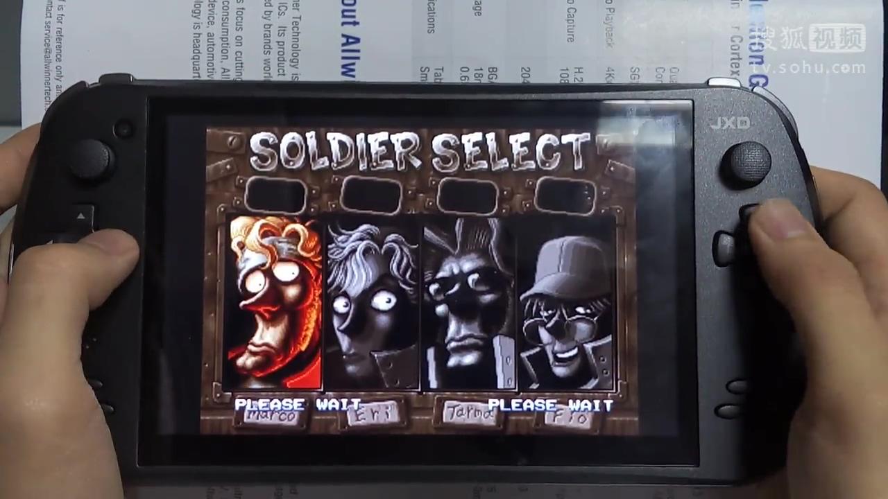 【第1节通关】合金弹头3 FBA Mame街机游戏模拟器 金星JXD S7800B