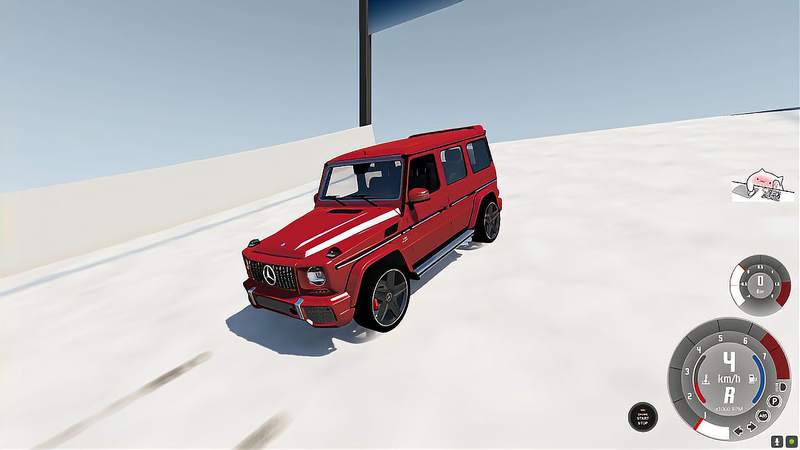 车祸模拟器:奔驰大G挑战上好汉坡,结果大家快来看!