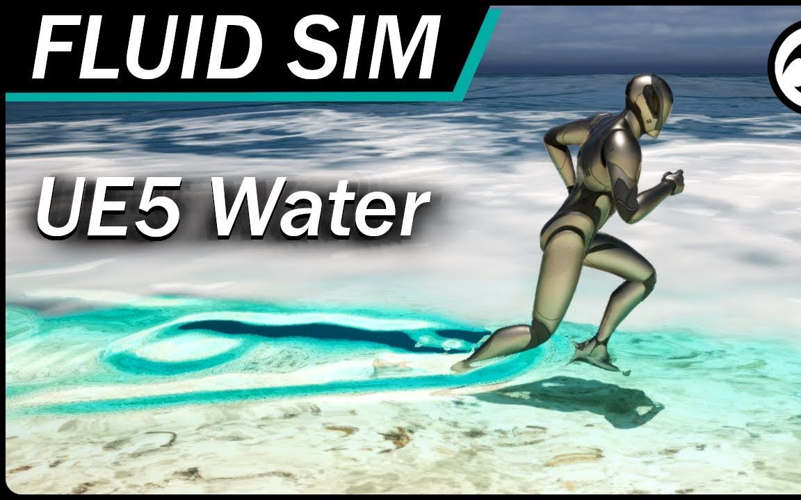 虚幻引擎 5.1 FluidSim 交互式水教程!