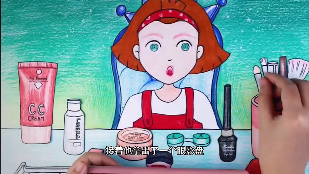 趣味定格动画:小美两个化妆和两个舞蹈,你更喜欢哪个?