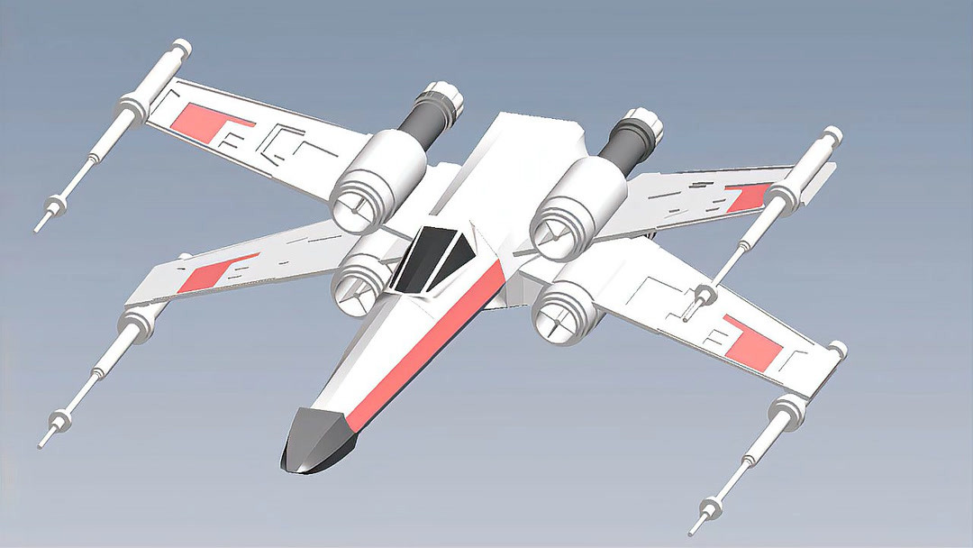 一款星舰模型三维动画,很有意思的机械动画