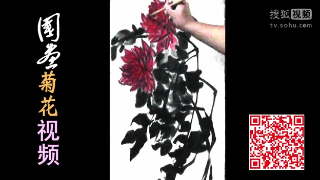 南忠豹国画菊花画法视频怎样画菊花写意彩墨画教程中国传统绘画艺术8