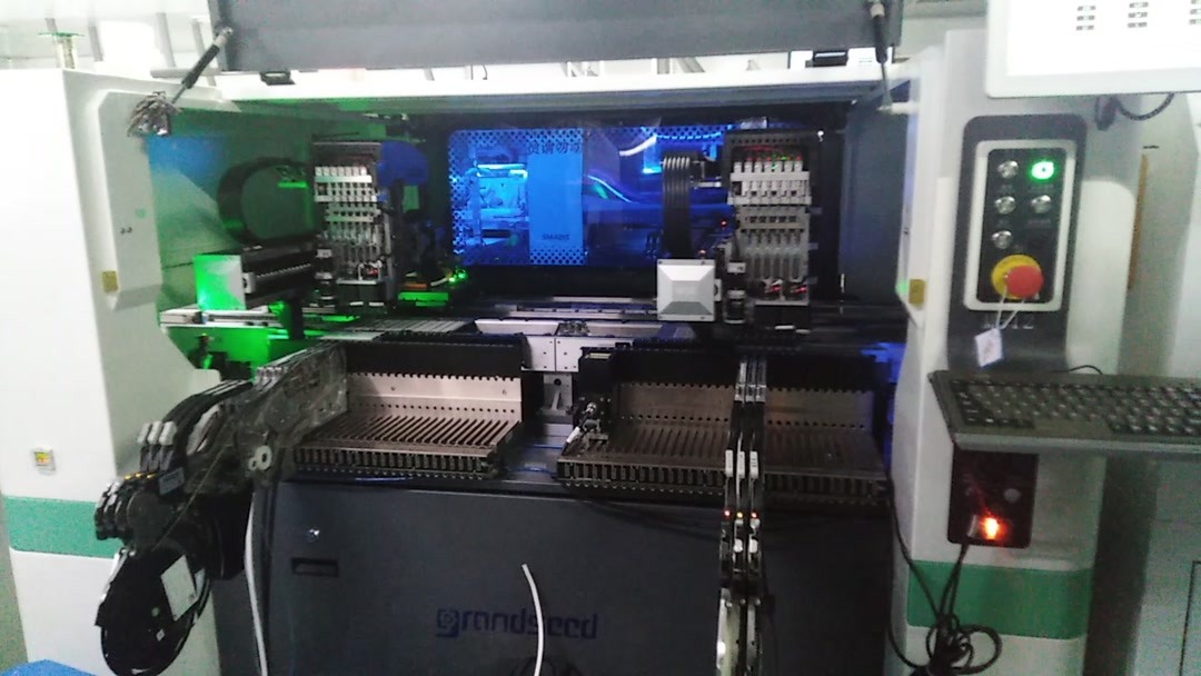 SMT贴片机生产线工作视频
