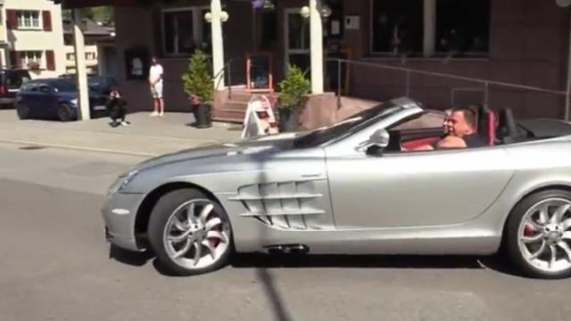 法拉利F12单挑奔驰SLR,什么叫公路F1?眼见为实