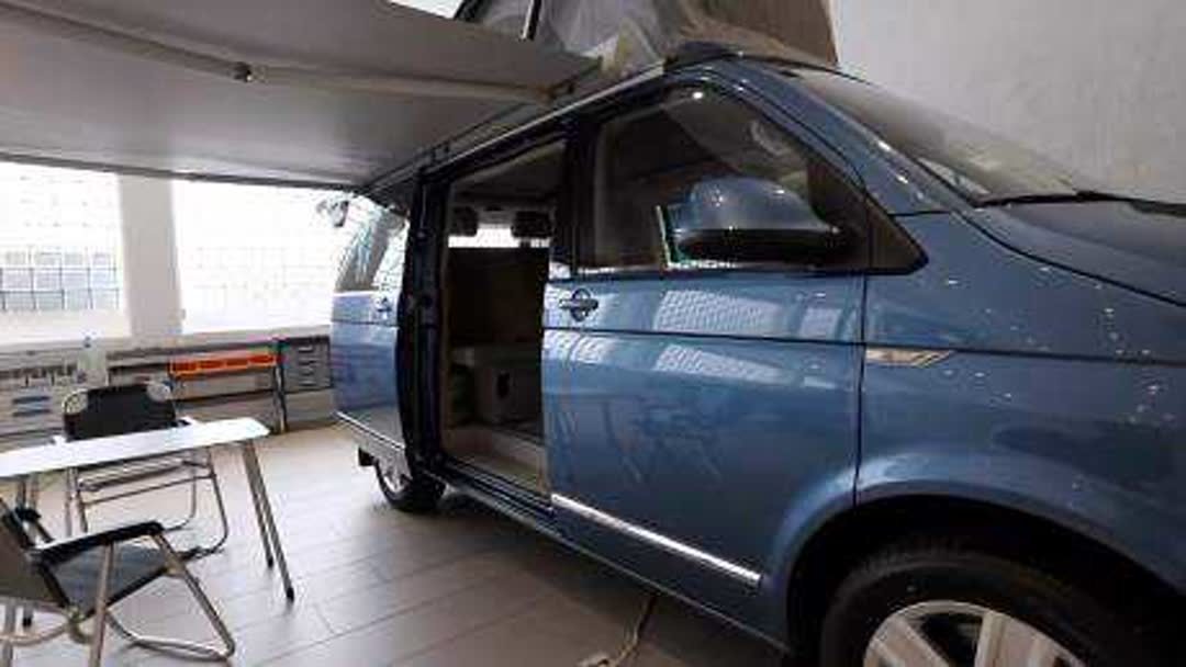 大众底盘改装的升顶B型房车