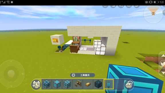 迷你世界,教大家做隐藏小屋