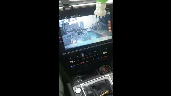 安卓大屏导航加装usb行车记录仪!无光夜视!道路辅助系统