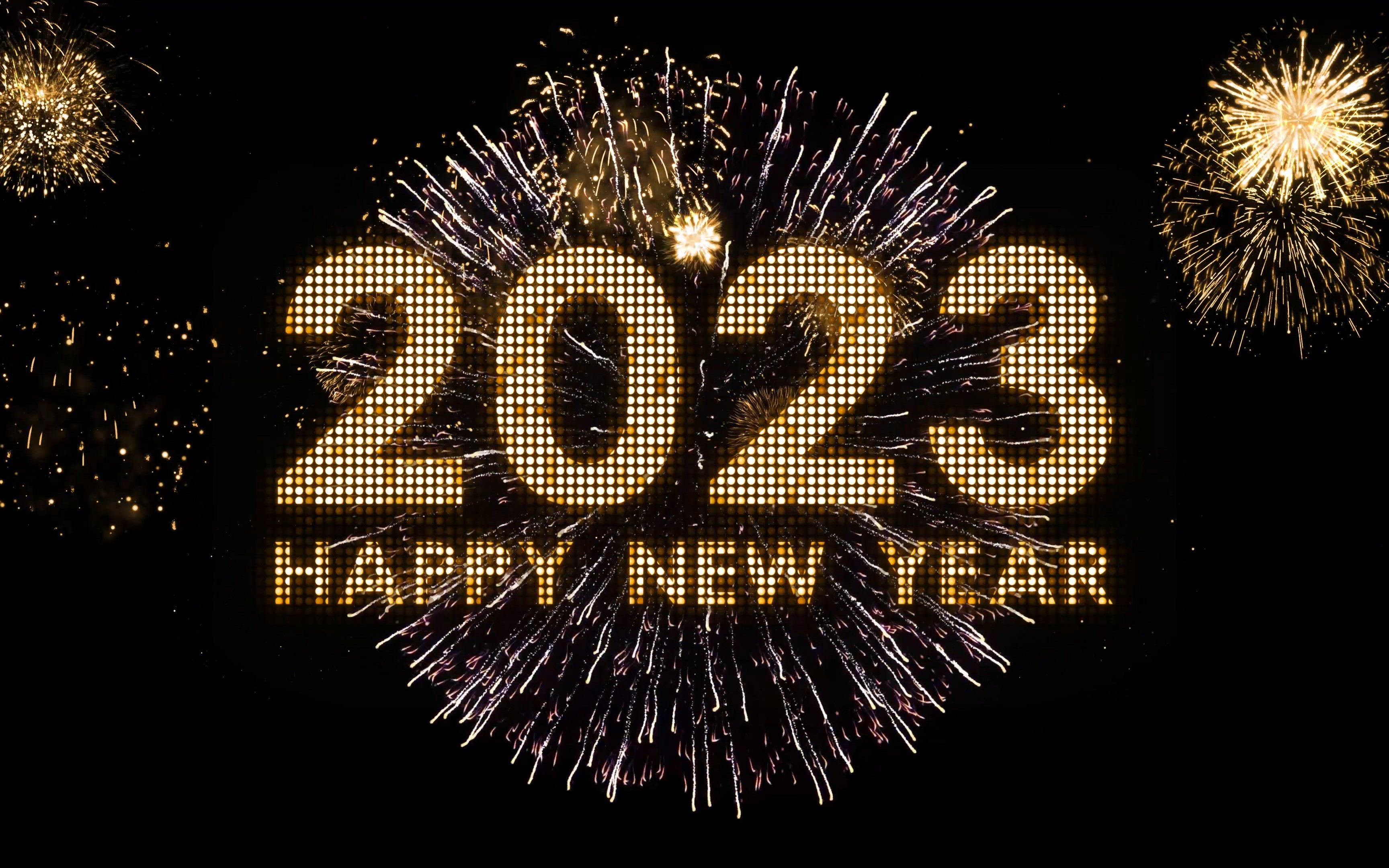 T004 4K金色霓虹灯60秒跨年倒数视频2023年 #跨年倒计时2023亿嘉...