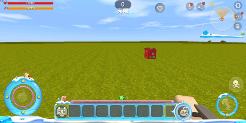 迷你世界:教大家怎么做可以进去的小房子。