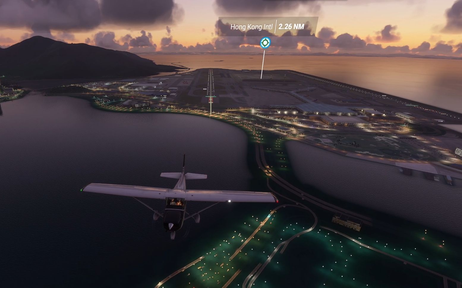 香港之夜-微软模拟飞行2020(地球OL)