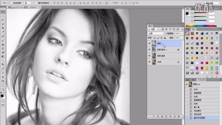 PS教程Photoshop实战案例学习教程之影楼后期模拟铅笔素描效果