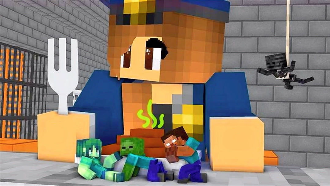 怪物学校动画:怪物们变成小小人的越狱挑战!