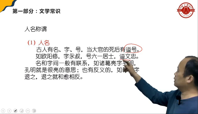 语文知识点:人名称谓