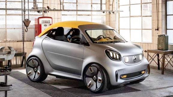 甲壳虫之后,最受女生喜爱的Smart品牌推出电动车,小巧惹人爱!