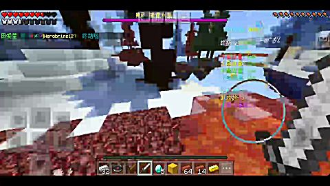 《我的世界》起床战争(水晶战)绝地反击。