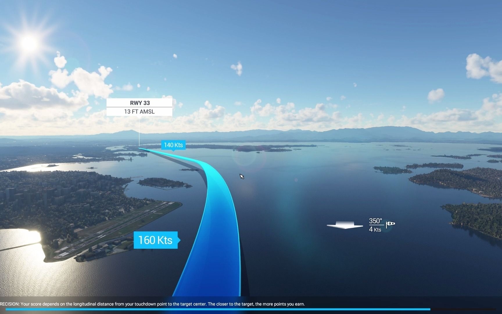 MSFS 微软模拟飞行2020 A320 里约热内卢降落挑战 小逆风砸了个375...