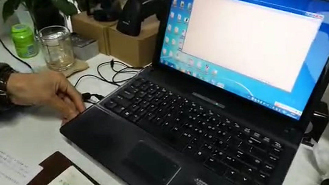 海威特蓝牙无线扫描枪扫描器连接笔记本电脑方法步骤演示视频_20