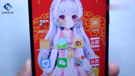 手机桌面上放一个二次元女生,能陪你聊天互动,真好玩