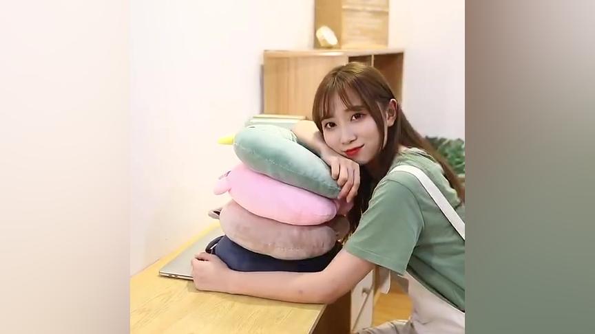 旅行,办公,出差都离不开的神器#U型枕,超软软舒适,365°护颈