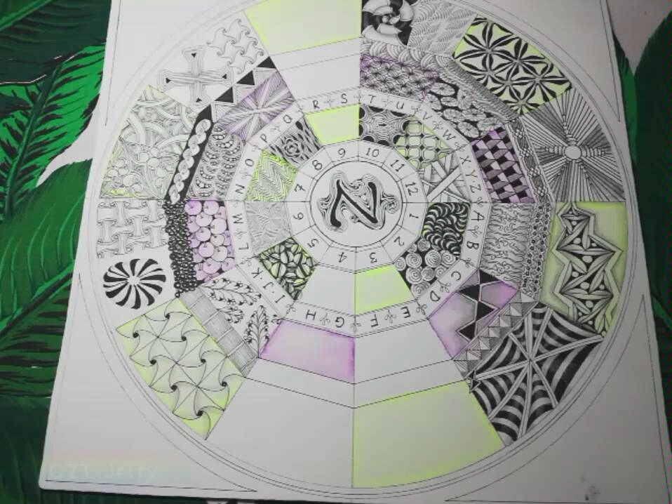 【禅绕画】Zentangle Project Pack No.04(15)