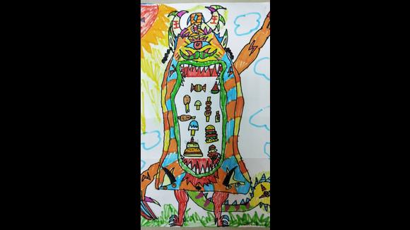 折纸型的运动画作!你们也来试试,挺好玩的*^_^*～