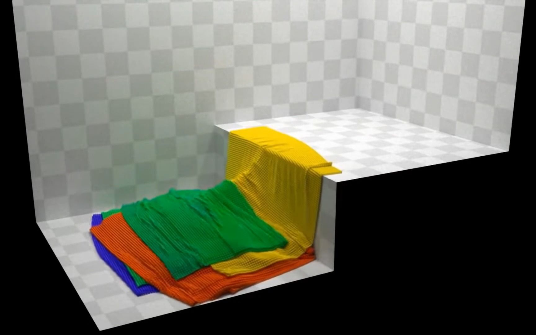 ...和整体分子动力学,以更好地模拟碰撞检测、运动矢量、张力和重力。
