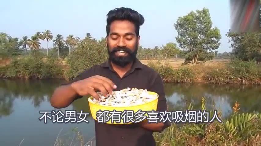 香烟的危害有多大老外模拟测试一次性抽500支香烟