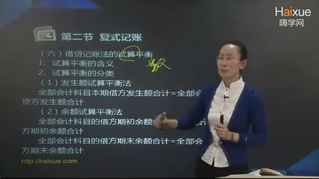 会计从业《会计基础》会计等式与复式记账3