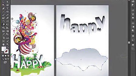 AI基础到精通教程AI实例AI入门AI最新案例插画篇_双节快乐6