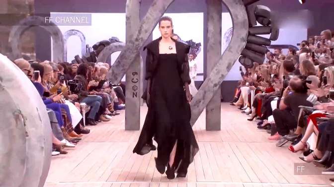 时装模特走秀表演视频,不愧是模特一个比一个有气质