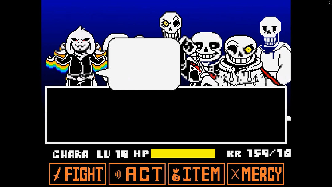 传说之下战斗模拟器:全体出动sans小羊都来了