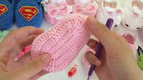 钩织第一集-公主宝宝鞋教程