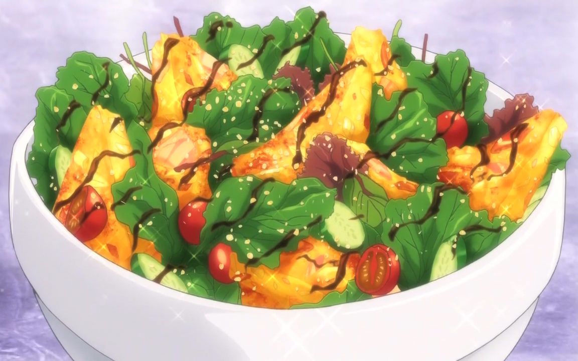 【漫食CtrlC】食戟之灵——意式烘蛋沙拉