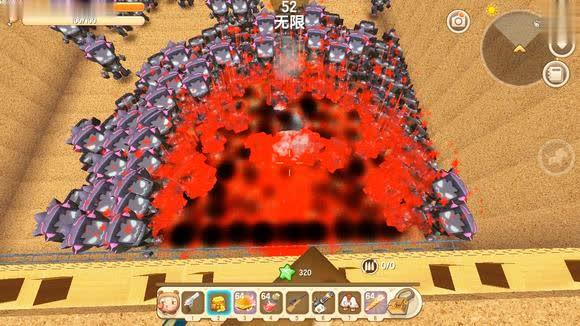 迷你世界:半仙大战999个暗星,半仙看到武器瞬间信心满满!