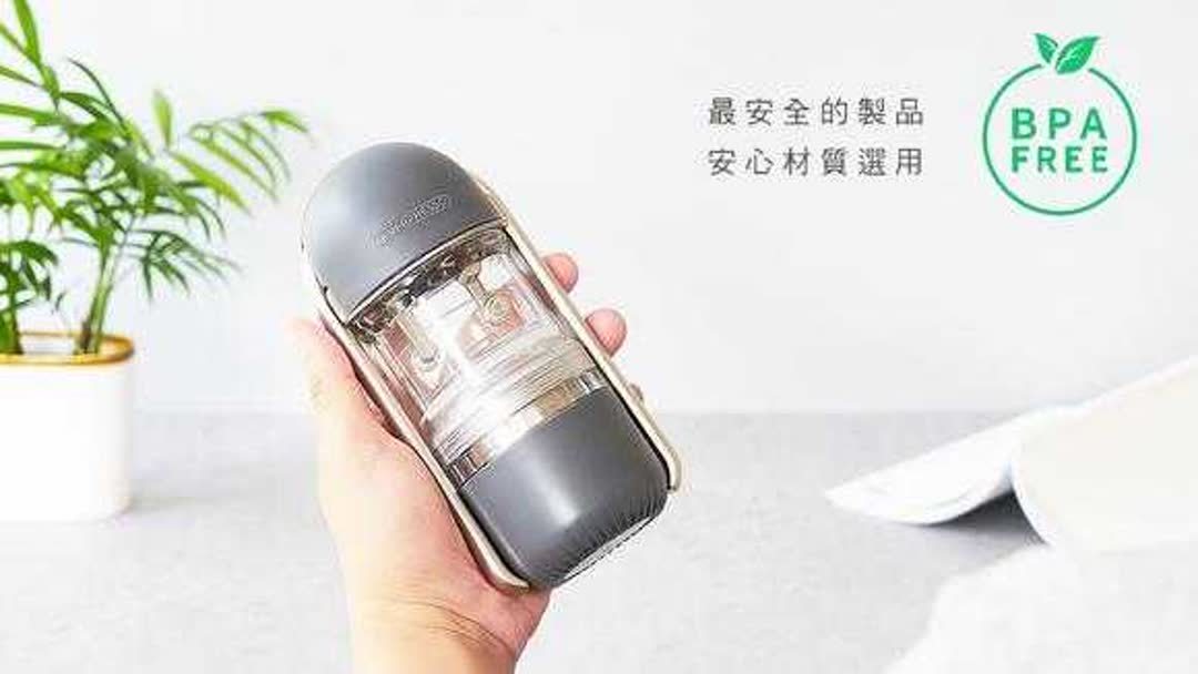 便携式意式浓缩咖啡机,不用电,15秒杠杆按压,产出两杯咖啡