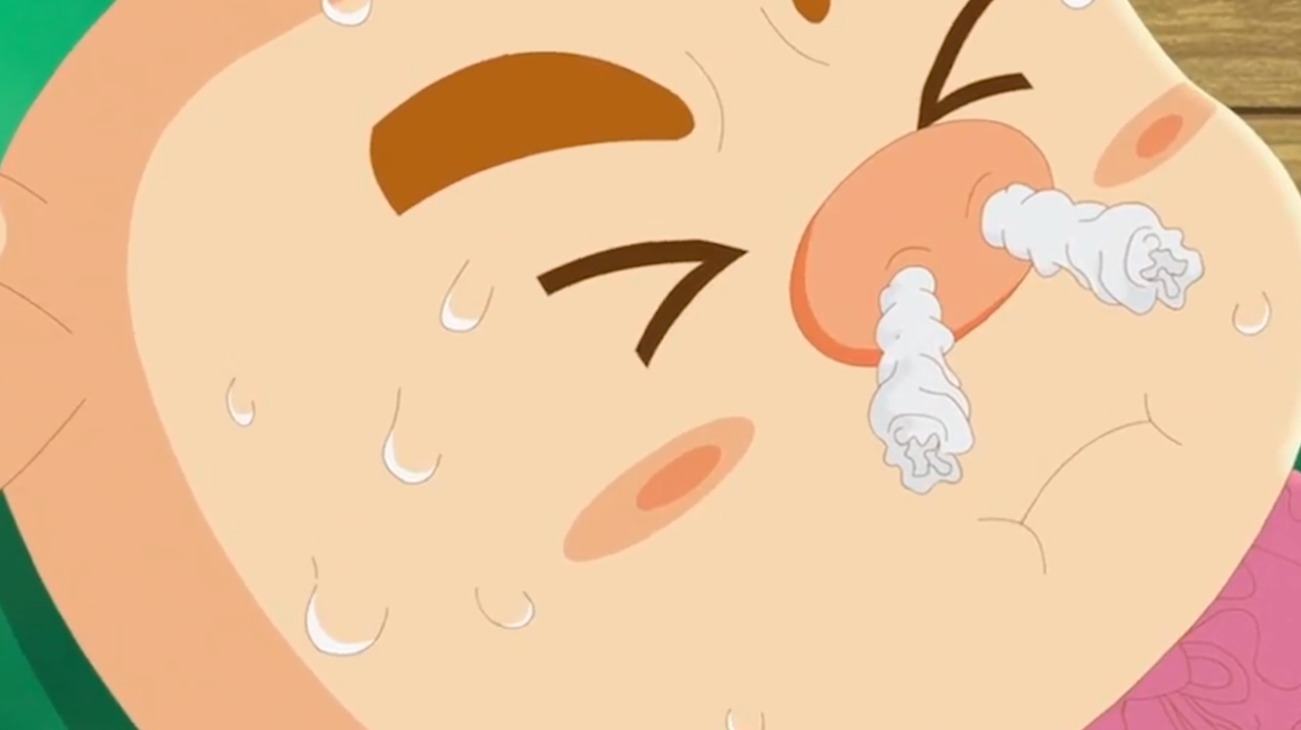 两只小猪:为防止皮皮打鼾,酥皮将其鼻孔堵住,真是太坏了