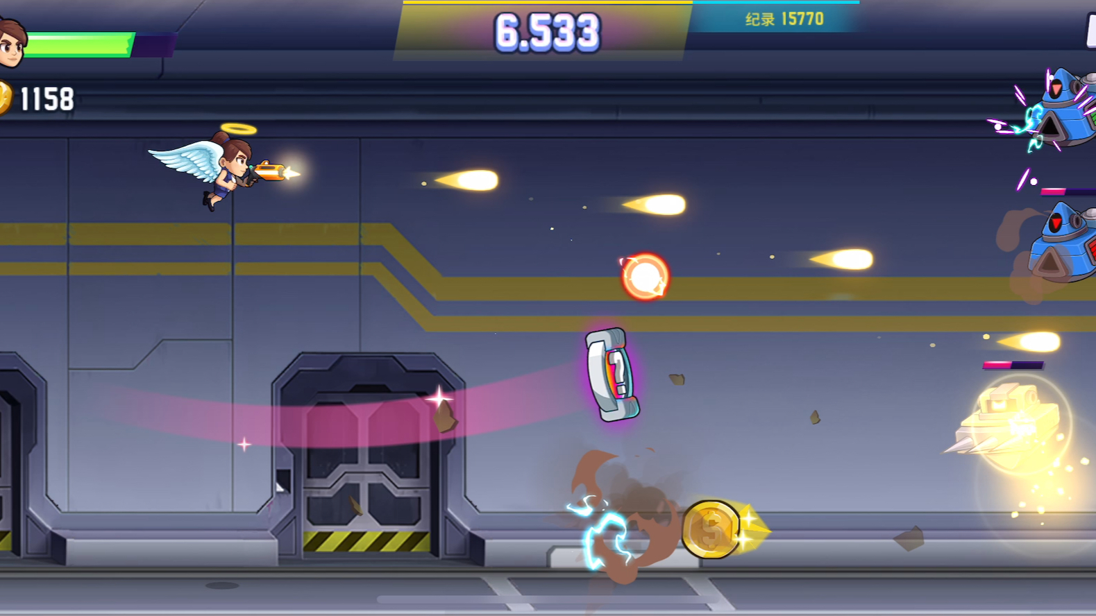 Apple Arcade游戏Jetpack 2-无限模式