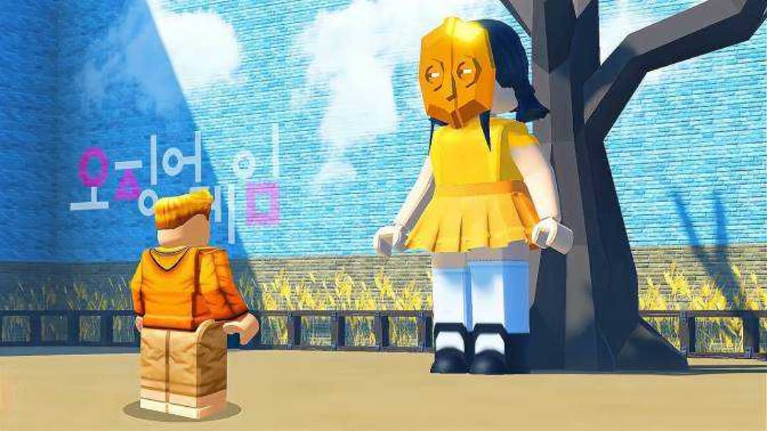 Roblox鱿鱼游戏:参加123木头人!动一下就完蛋了!小飞象解说