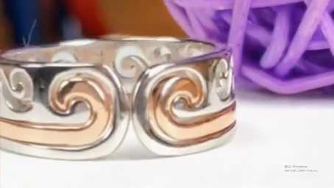 被牢牢拴住的爱情,手艺人真是牛,戒指还可以这样设计?