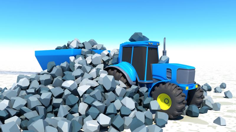 挖掘机动画01、工程车玩具动画片、幼儿启蒙早教动画少儿益智动画